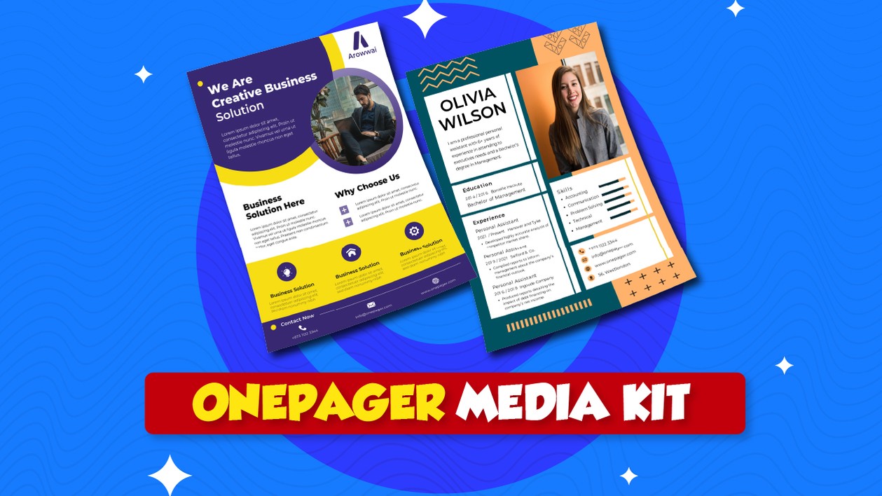 I will design creative and professional One pager for your business by ...