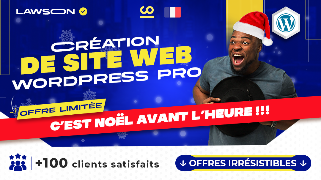 Je vais créer votre site web professionnel avec WordPress par Lawson_
