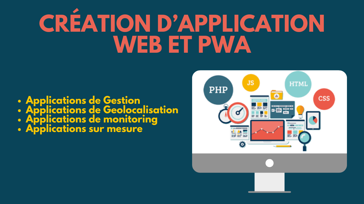 Je vais créer des applications web sur mesure, répondant à vos besoins ...