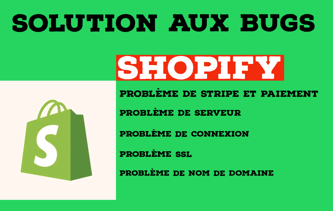 Je Vais Faire La Correction De Bugs Shopify Par Samluck 