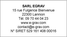 Je vais créer pour vous un cachet, tampon numérique par herveah