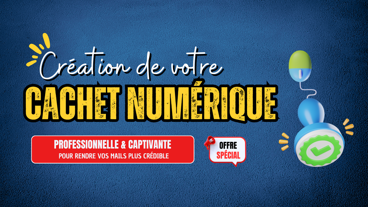 Je vais créer votre tampon/cachet numérique pour vos documents par Ella ...
