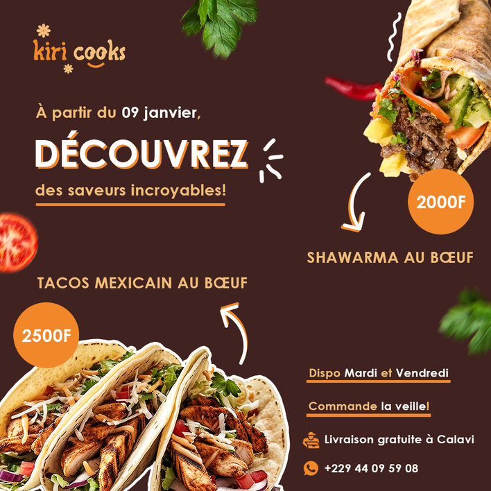 Je vais créer un flyer ou une affiche attirante et claire pour votre ...