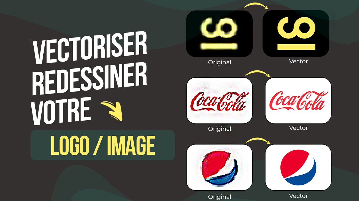 Je vais vectoriser votre logo ou image pixelisé par Adamscreas
