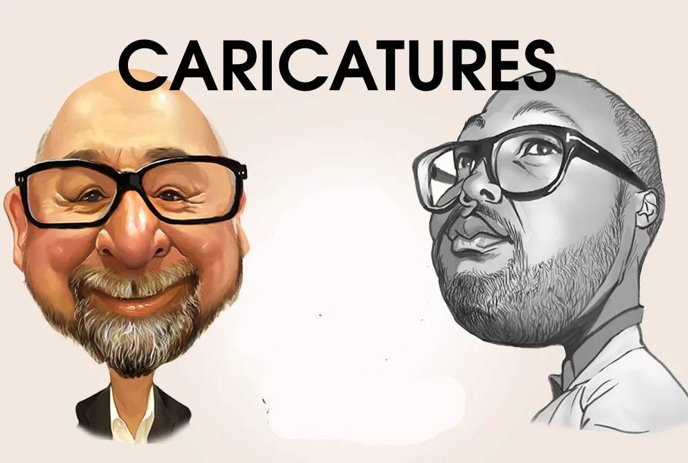 Je vais réaliser une caricature amusante de vous à partir de votre ...