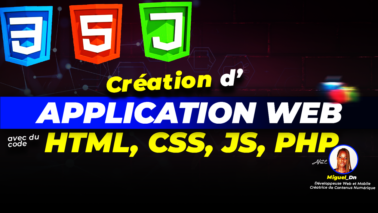 Je Vais Développer Votre Appplication Web Avec Du Code Html Css Javascript Php Par Miguelledn