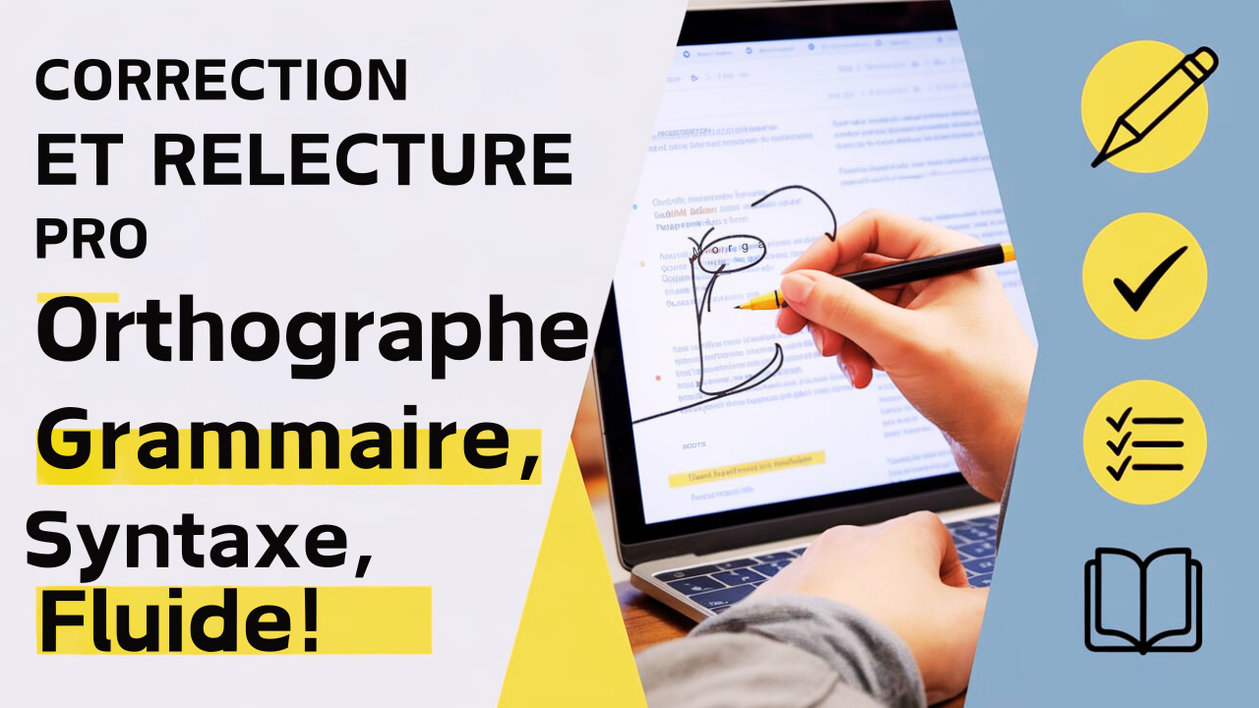 Je vais corriger les fautes de grammaire, d'orthographe et de syntaxe ...