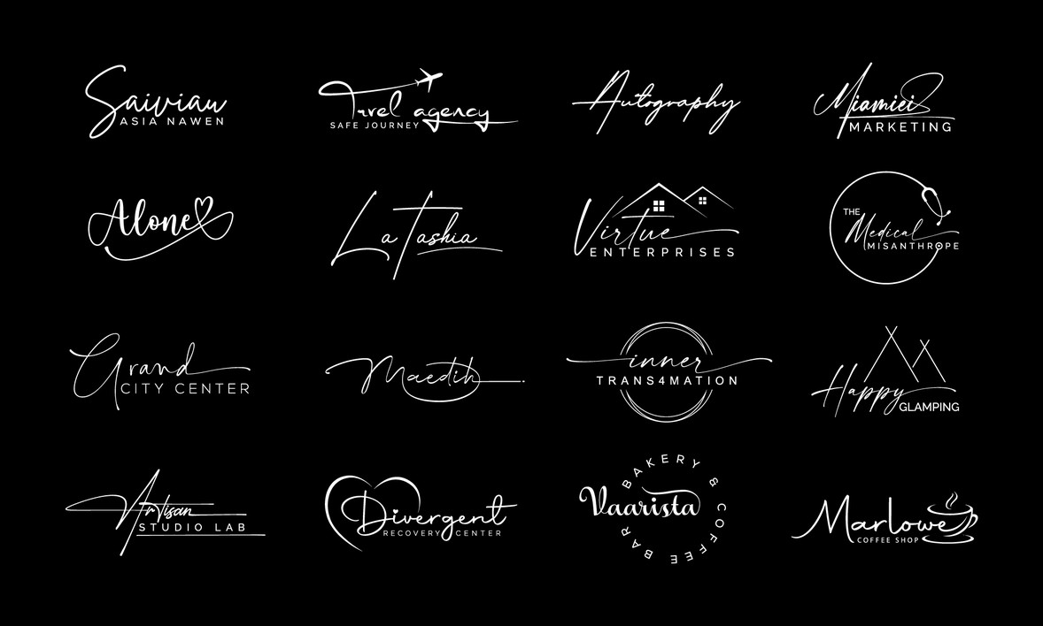 I will create signature, handwritten, scripted, photography and cursive ...