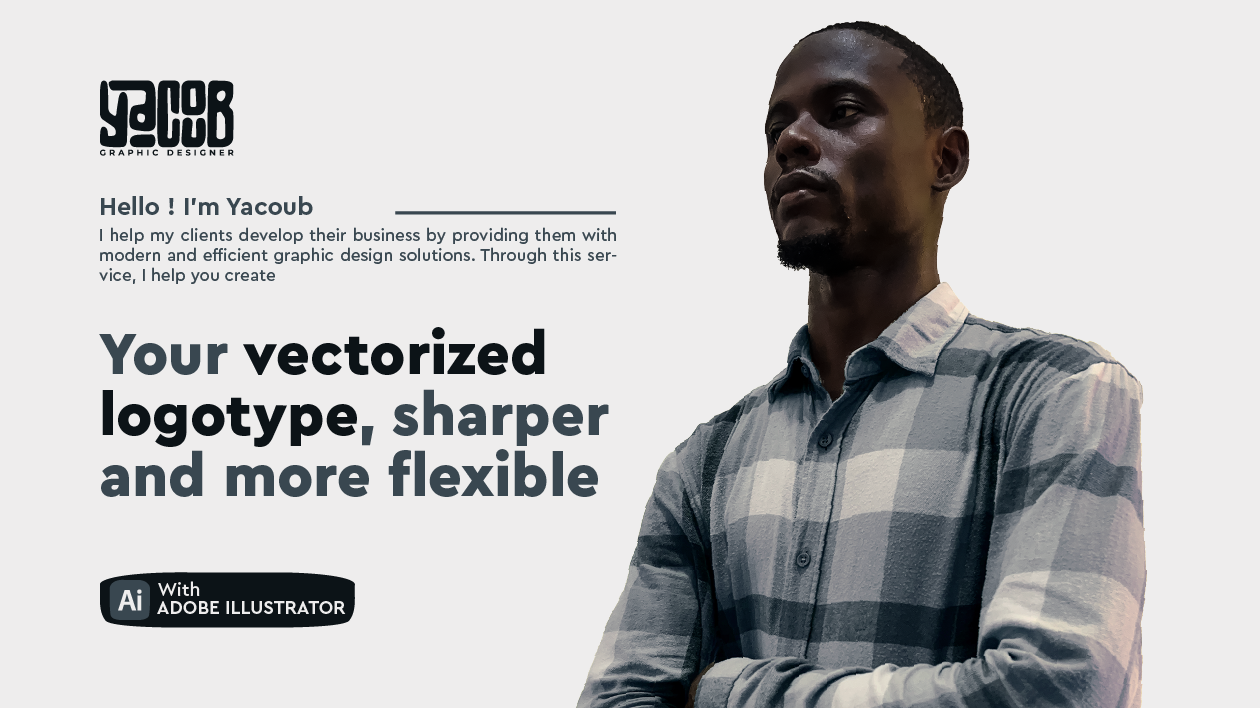 I will vectorize and improve the quality of your blurred and illegible logo by Yacoub_Design