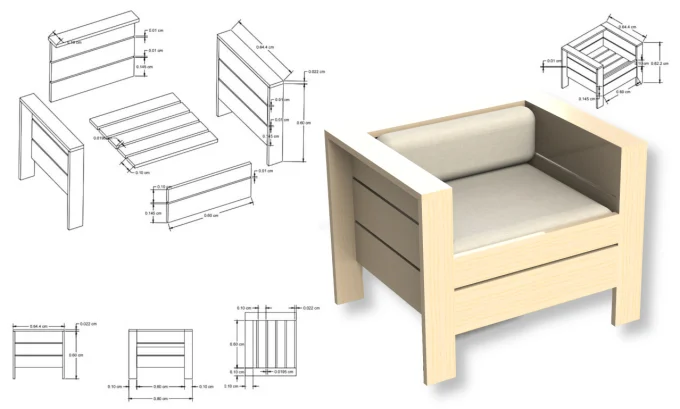 Je vais faire des plans de menuiserie détaillés pour vos projets de ...