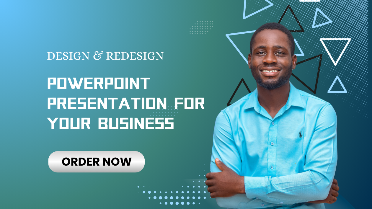 I will Gig Title- I will design & redesign a professional PowerPoint ...