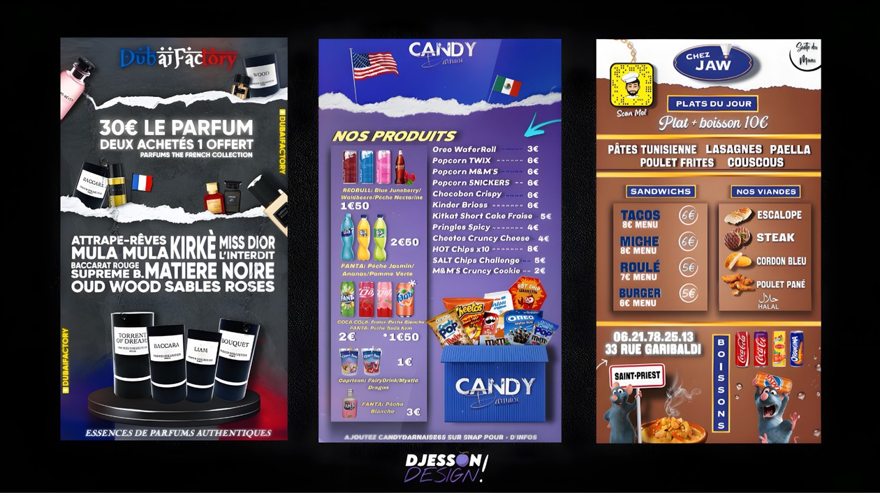 Je vais créer vos flyers STORY Snapchat et autres réseaux pour booster ...