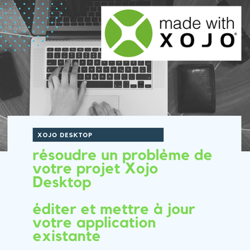 Je vais résoudre pour un projet Xojo Desktop votre problème par ...