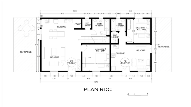 Je vais dessiner le plan de votre maison , appartement par Fariza_M