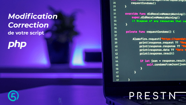 Je Vais Modifier Ou Corriger Votre Script Php Par Prestn 