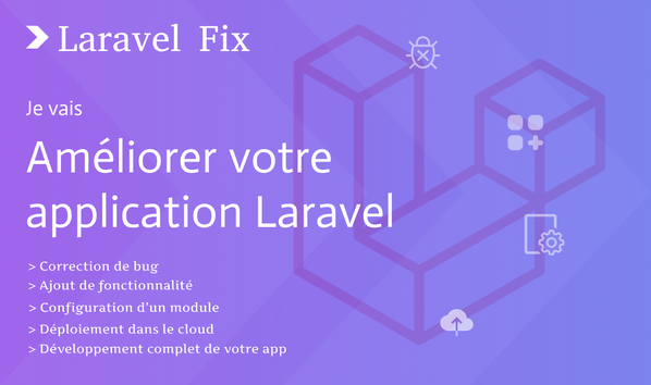 Je vais corriger les bugs de votre application laravel par KaraDev
