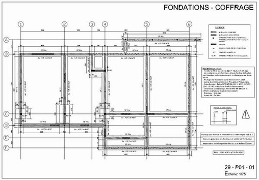 I will vous dessiner le plan de fondation et d'implantation pour la construction de votre ...