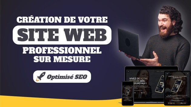 Je vais créer votre site web professionnel sur-mesure par TonyTillet