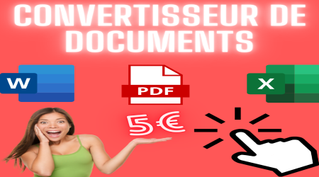 Je vais convertir tous vos documents par Zooveo