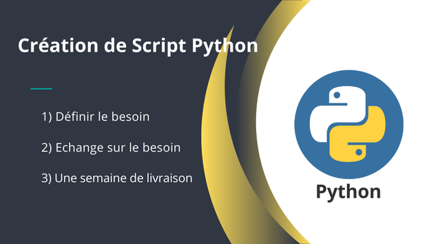 Je vais créer un script en Python par Toto97128