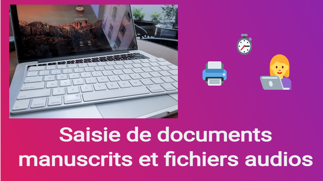 Je vais saisir vos documents et les mettre en page par LydieLG