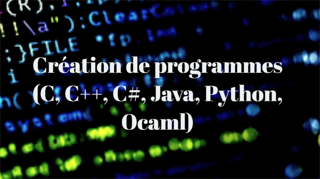Je vais écrire vos fonctions de CSharp, C, Cpp, Java, Python, Ocaml par ...