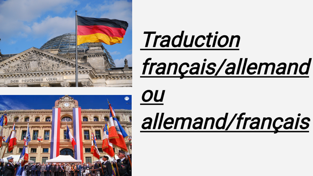 Je vais traduire vos textes allemand en français ou inversement de 200 ...