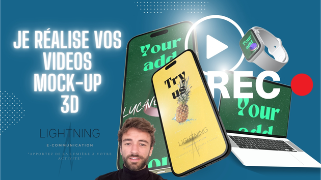 Je vais créer des video promotionnels avec des Mock-Up video 3D par ...