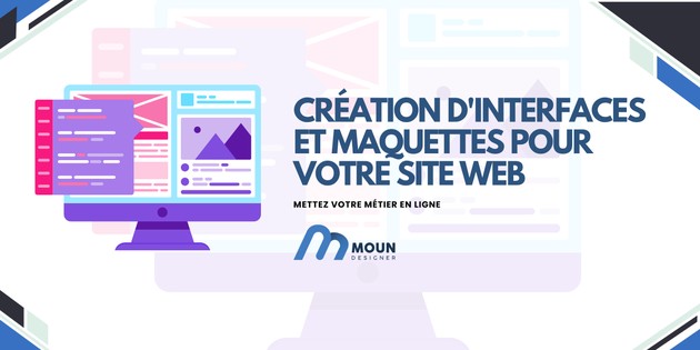 Je vais créer des interfaces pour votre site internet par MounDesigner