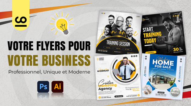 Je vais créer votre flyers professionnel, unique et moderne par Djak_Design