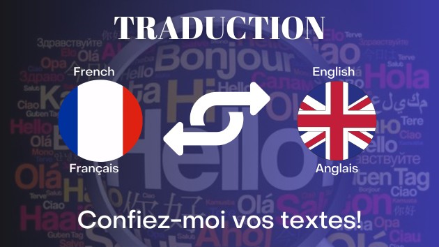 Je vais réaliser votre traduction français-anglais par Herval