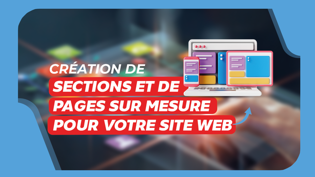 Je vais créer ou coder des sections et des pages sur mesure pour votre site web par dev_web_fullstak