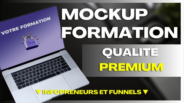 Je vais créer un mockup premium pour votre info produit / tunnel de ...