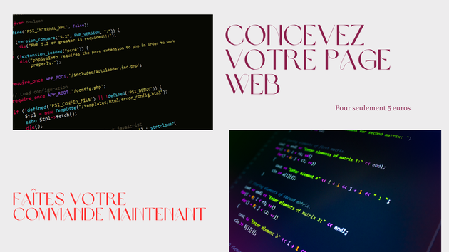 Je vais concevoir vos pages web en Html5, CSS3 et Javascript par Georges_AYENI