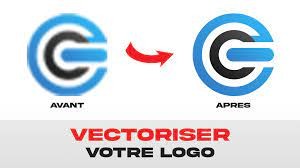 Je vais vectoriser et améliorer la résolution de votre logo pixelisé ...