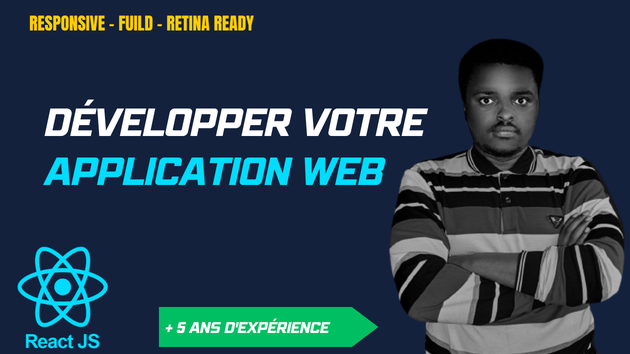 Je vais développer pour vous une application Web React JS, Next JS par ...