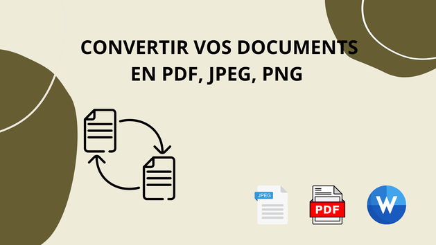 Je vais convertir vos documents dans le format que vous souhaitez que ...