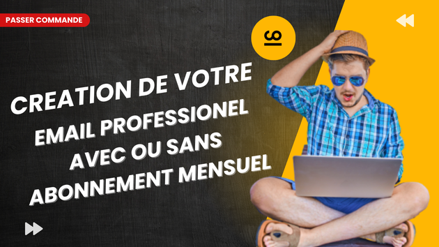 Je vais créer votre adresse email professionnel avec ou sans abonnement ...