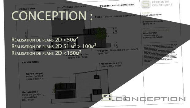Je vais réaliser les plans 2D / 3D de votre construction par S_CONCEPTION