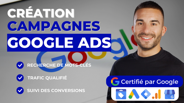 Je vais vous aider à créer, gérer et optimiser vos campagnes Google Ads par K4YU