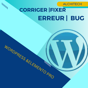 Je vais corriger et de résoudre les erreurs et les bugs de votre site ...