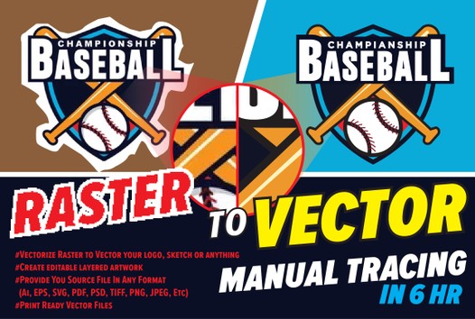 I will vector trace, recreate, redraw, convert logo and image by Kaavi