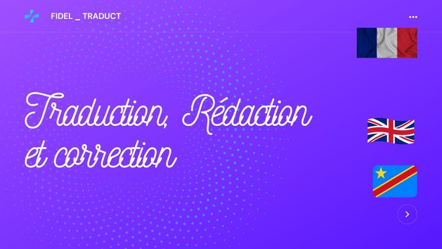 Je vais traduire des mots et textes de différentes langues au français ...