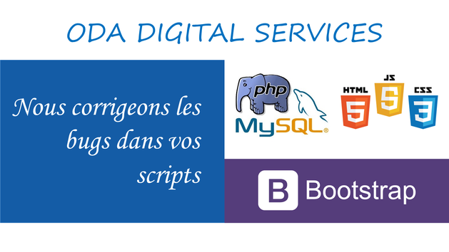 Je Vais Corriger Tout Bug Dans Votre Script Php Mysql Jquery Html Css Javascript