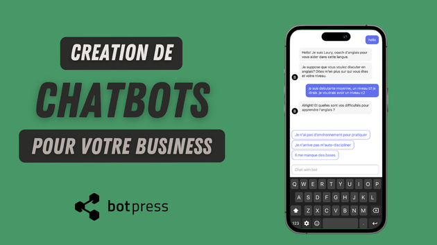 Je vais créer un chatbot pour votre business avec Botpress par bretty