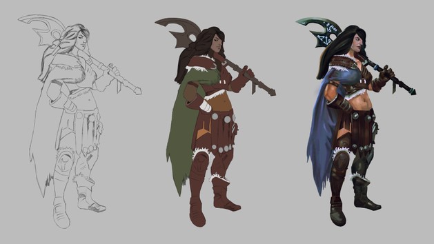 I will draw your digital illustration and character by OMAX_Studios