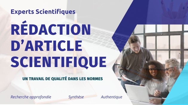 Je vais rédiger vos articles scientifiques par Theodorat