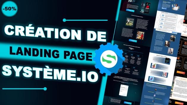Je vais créer votre page de capture magnétique sur système.io par Regis ...