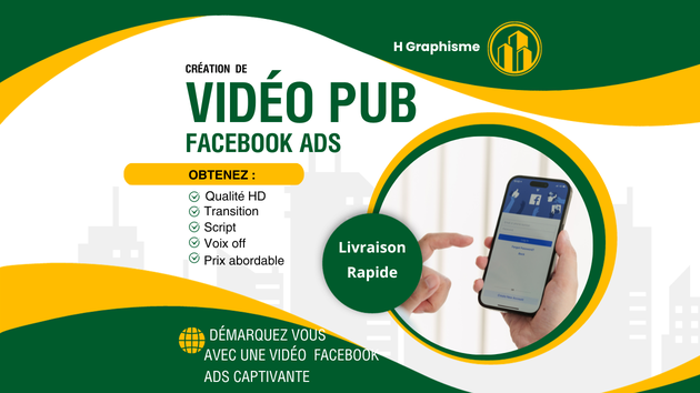 Je vais créer une pub facebook ads pour vos produits par H_Graphisme