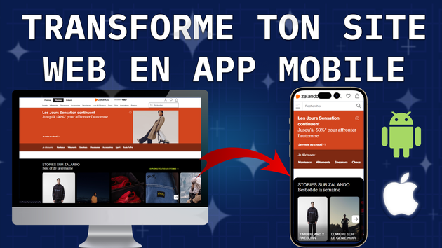 Je vais transformer votre site web en application mobile iOS ou Android par DevToolBox